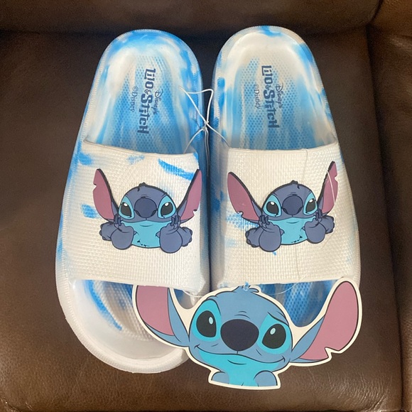 Disney | Shoes | Disney Lilo Stitch Tie Dye Slip On Slides Size 8 ...